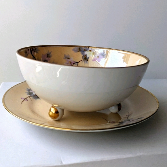 Noritake | Dining | Vintage Noritake Art Nouveau Porcelain Birds Bowl ...